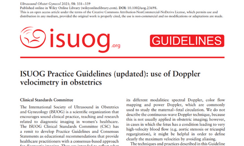 Use Of Doppler Velocimetry In Obstetrics