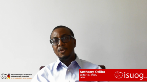 Prof. Anthony Odibo on ISUOG 2019