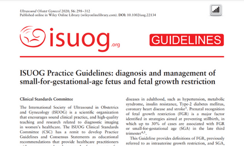 Diagnosis and management of small-for-gestational-age fetus and fetal ...